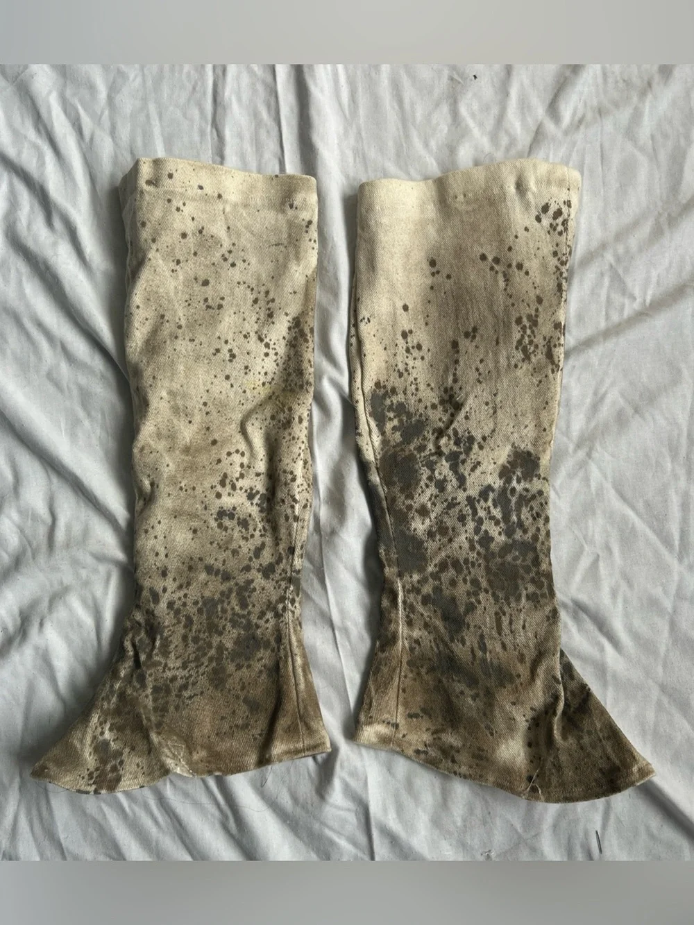Accessories | Victorian Tan Ladies Spats Vintage Velcro San Francisco ...